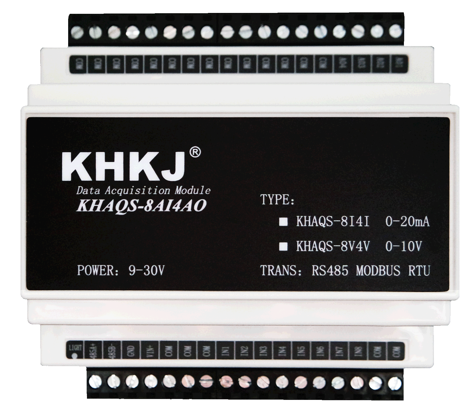 8路4-20mA输入+4路4-20mA输出-KHKJ鲲航官方网站|模拟量采集模块|热电阻PT100采集模块|交流电流采集模块|开关量采集模块|模拟量输出模块|热电偶采集模块|新能源测温模块|新 ...